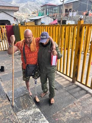 Disabled Devotees Reached Kedarnath After Walking 16 Km - Rudraprayag ...
