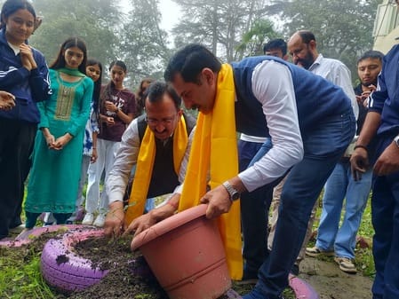 Kotshera College Volunteers Planted Saplings - Shimla News - Shimla ...