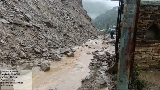 Hill Collapsed In Kbarb, Almora-haldwani Highway Remained Closed For 12 ...