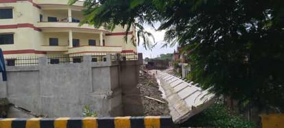 The Boundary Wall Of Fafamau Police Station Collapsed Before Its ...