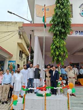 MLA hoisted flag at Baddi's first Independence Day | News Minimalist