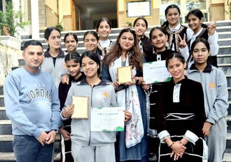 First Position In Folk Dance, Third Position In Painting - Solan News ...