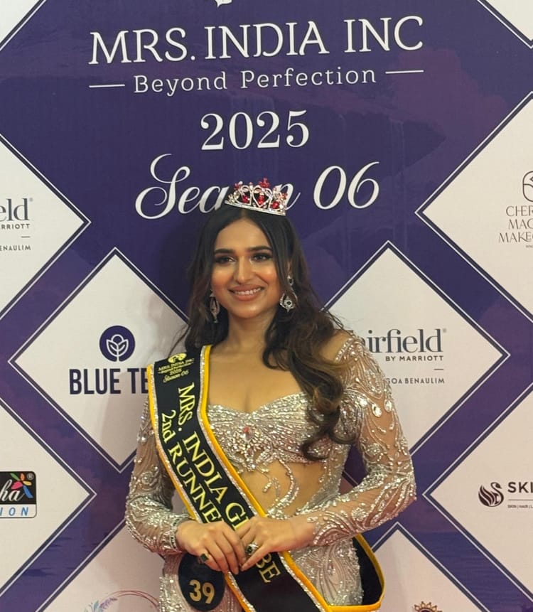 Priyam Raj Rastogi Was The Second Runner-up At The All India Mrs. India ...