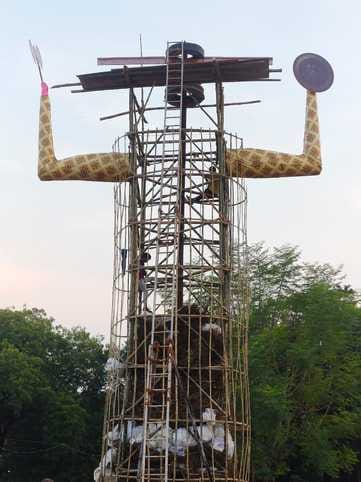 85 Feet Tall Ravana Will Be The Centre Of Attraction In Chopan ...