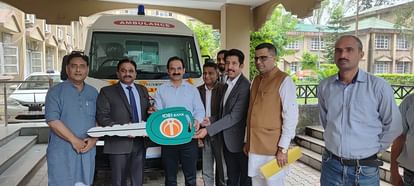 Idbi Bank Donated An Ambulance To The Red Cross Society - Kangra News ...
