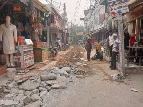 Sewer Line Work Begins At Kachha Quarter Market At A Cost Of Rs 1.19 ...