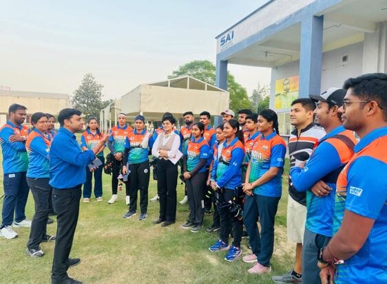 Indian Team Leaves For Dhaka For Asian Archery Championship - Sonipat ...