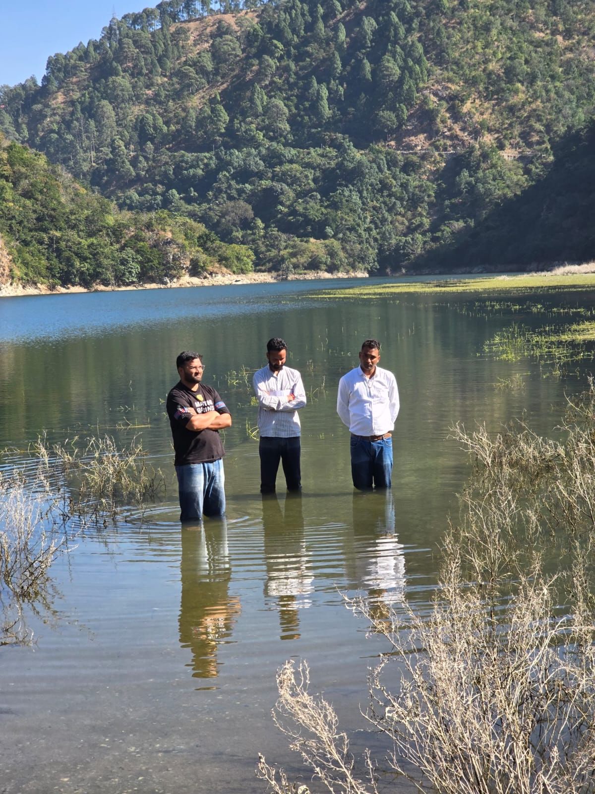 Two Protesters Climbed The Tower, While Three Went To The Lake For ...