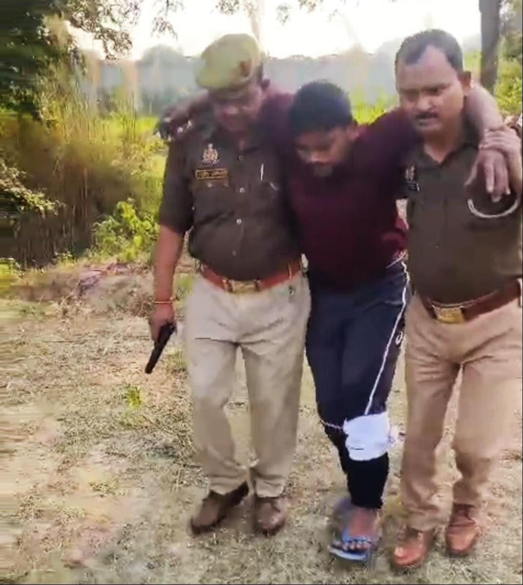 Unnao News - Unnao News - Unnao News:महिला से चेन झपटने वाला बदमाश मुठभेड़ में गिरफ्तार