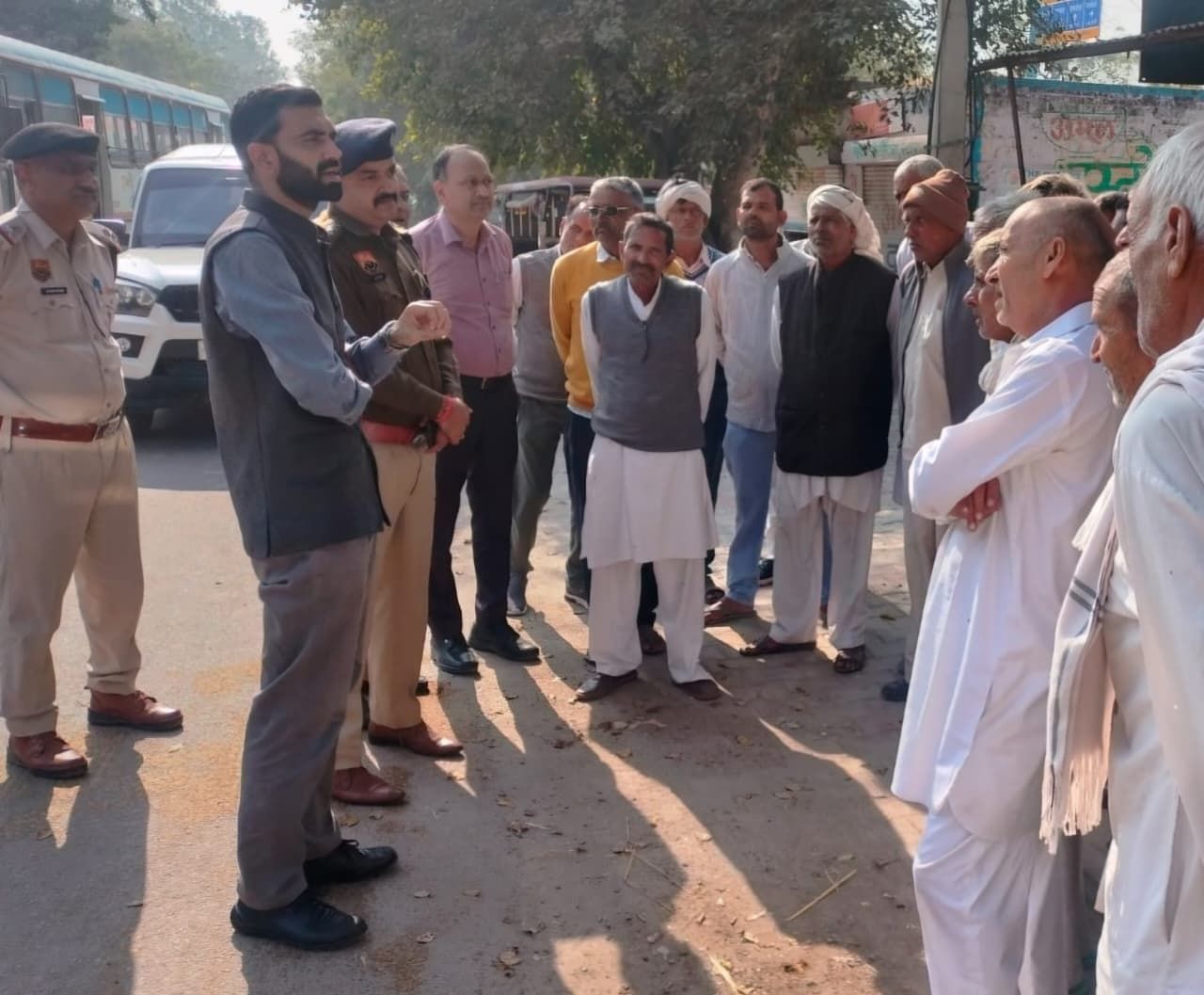 Officers Landed In The Field, Going From Village To Village And Talking ...