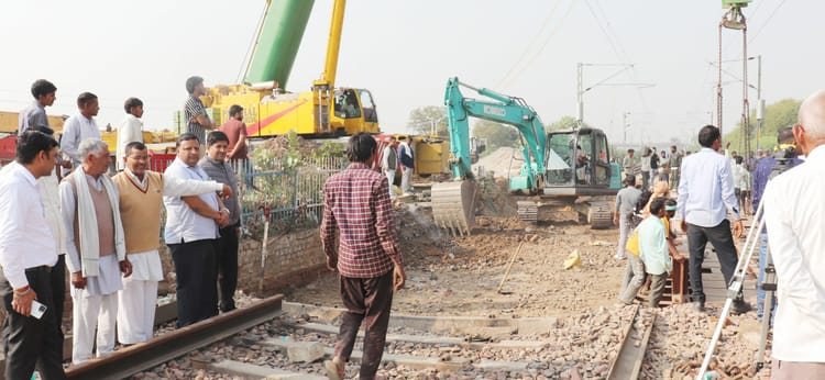 Railway Started Bhiwani Road Underpass After Three Hours Block - Jind ...