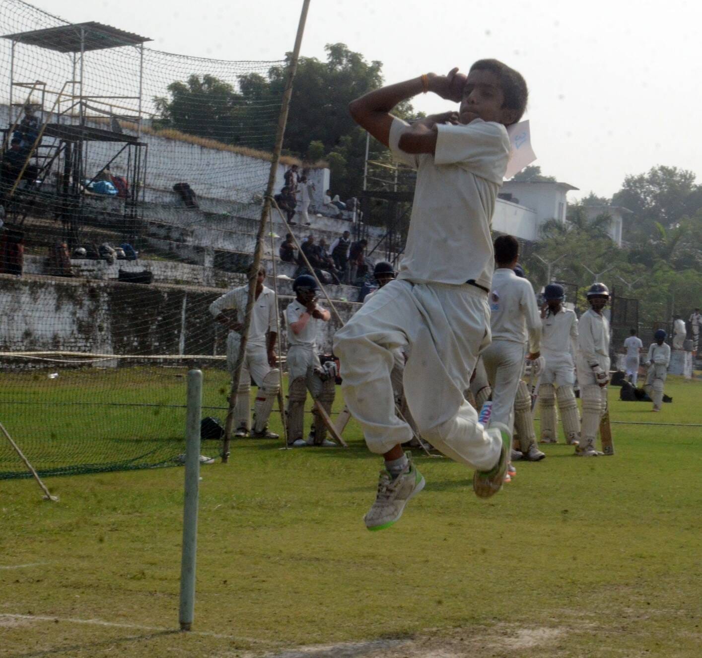 Players Gave Trials For The Raj Singh Dungarpur Under-14 Cricket Trophy ...