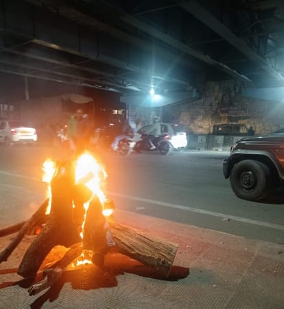 Bonfires Started Burning At 15 Places - Rishikesh News - Rishikesh News:15 स्थानों पर जलने लगे अलाव