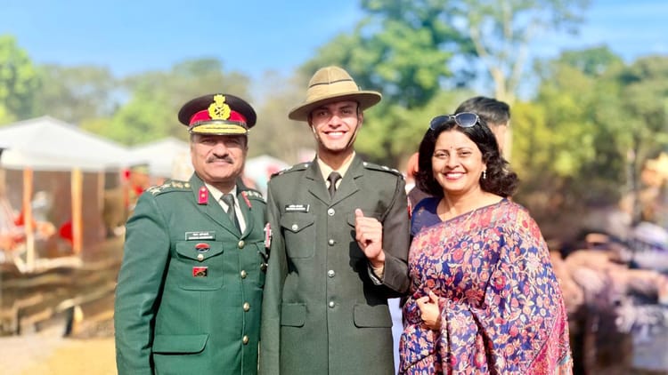 Pansai's Karthikeya Became Lieutenant Following The Path Of Brigadier ...