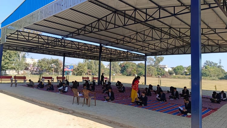 An Open-air Gym Is Being Prepared At The Model School. - Mahendragarh ...