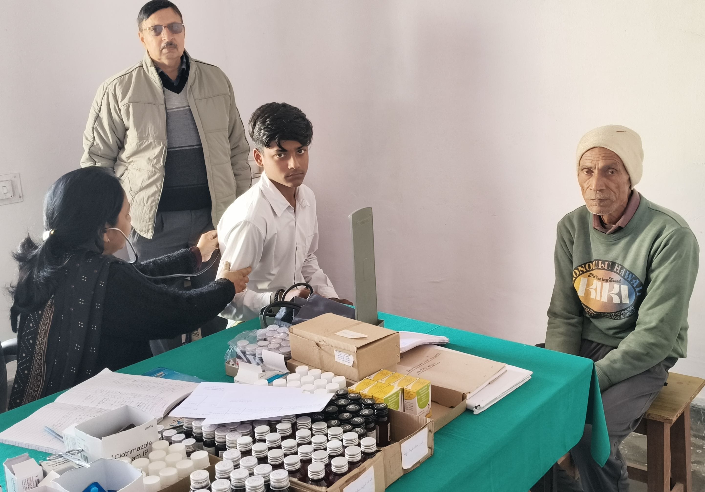 Besides Colds, Coughs, And Fever, There Were A Large Number Of Patients ...