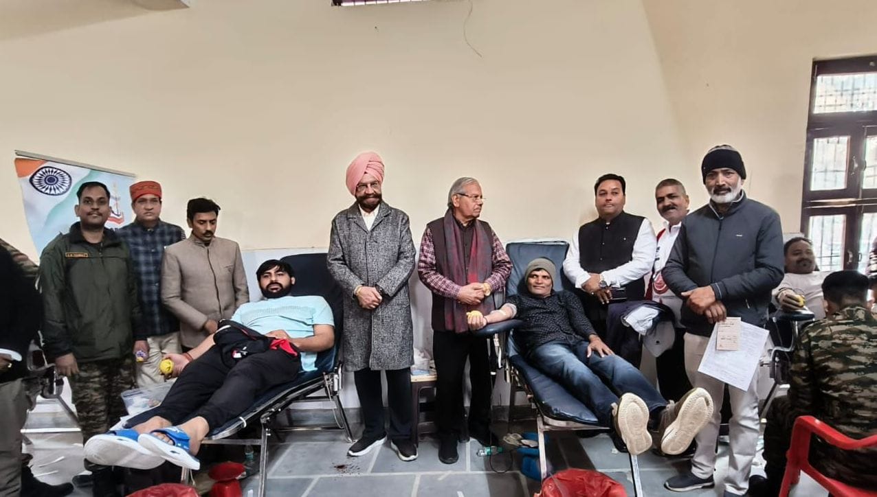 The 218th Blood Donation Camp Was Organized For The Army. - Sonipat ...