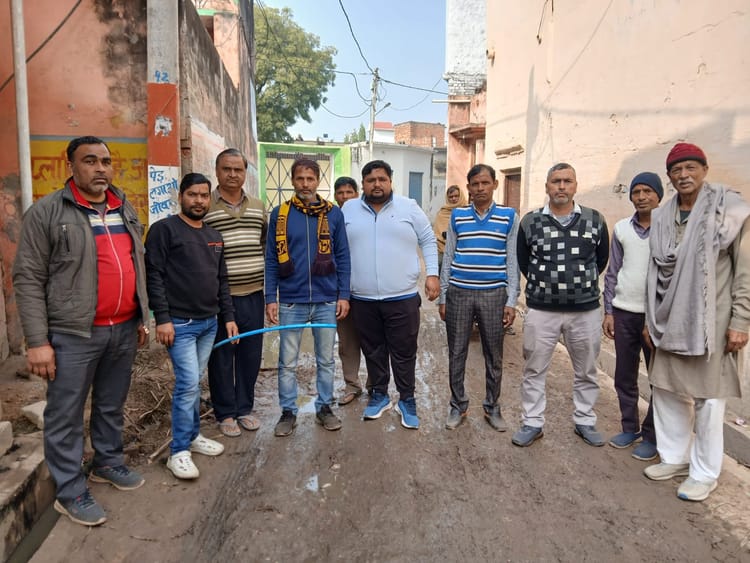 The Work Of Laying Drinking Water Pipeline Is Incomplete - Meerut News ...