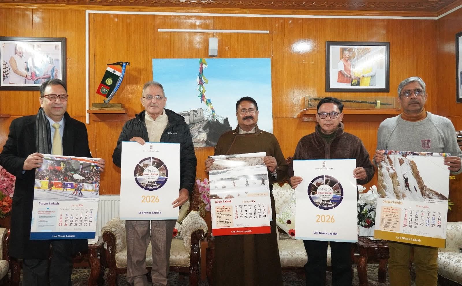 Leh, Lg Kavinder Gupta, Released Calender, Lok Niwas - Srinagar News ...