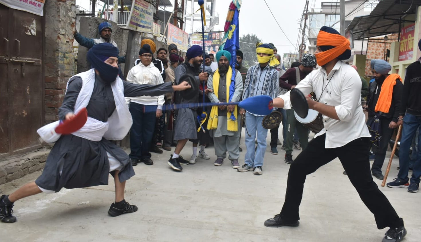 A Huge Nagar Kirtan Was Organised Under The Leadership Of The Five ...