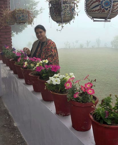 Dr. Poonam Ahlawat Has Created A Garden At Home, Planting Over 60 ...