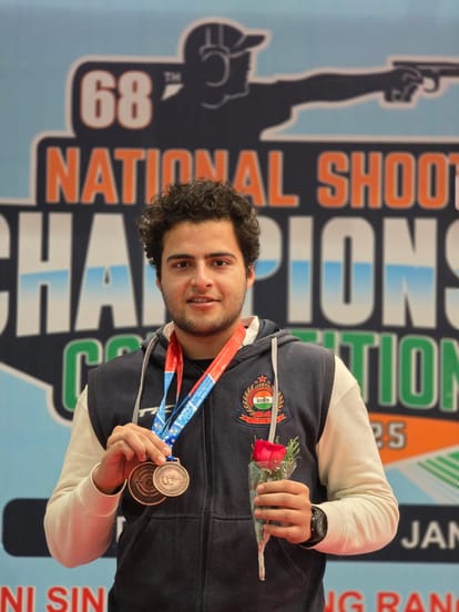 Parth Rana Won Five Medals In Shooting - Meerut News - Meerut News ...