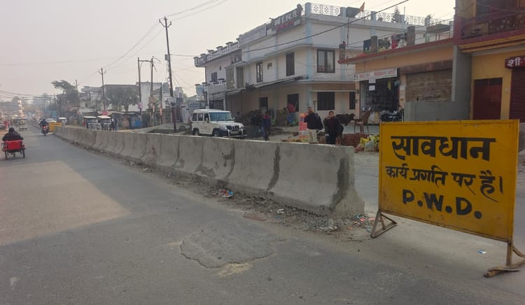 The Four-lane Work On Rajapur Road Has Completed Its Deadline, And ...