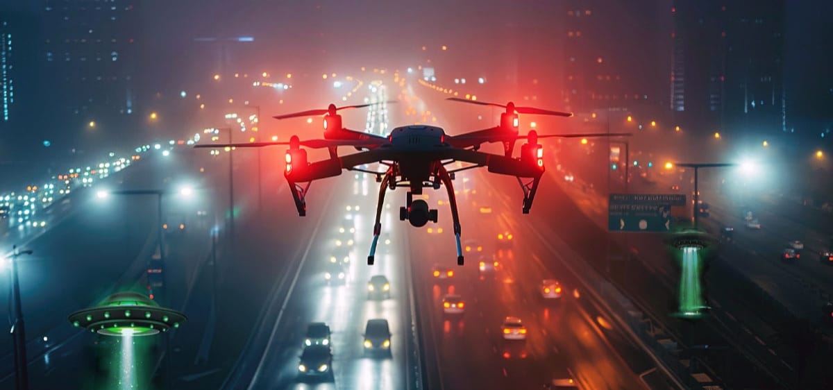 Security Alert In Border Jaisalmer, Suspicious Drone Hovering Over ...