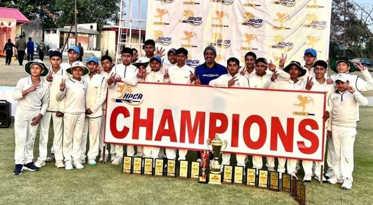 Solan Became The Champion In The Under-19 District Cricket Tournament ...