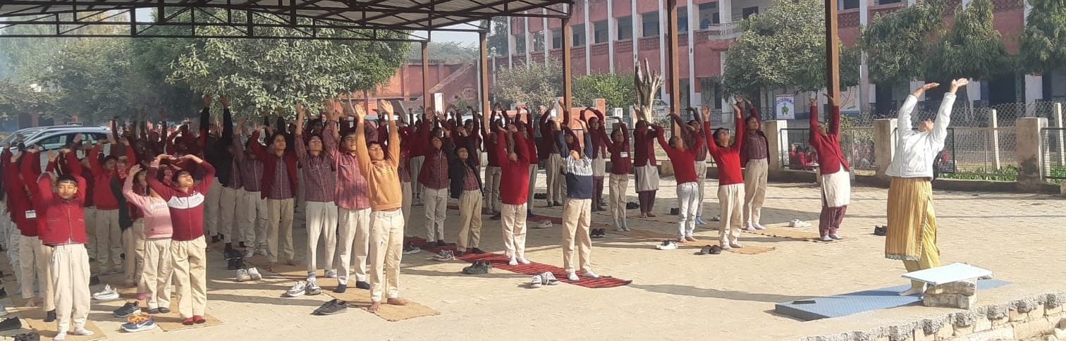 Students And Staff Practiced Surya Namaskar (sun Salutation). - Jind ...