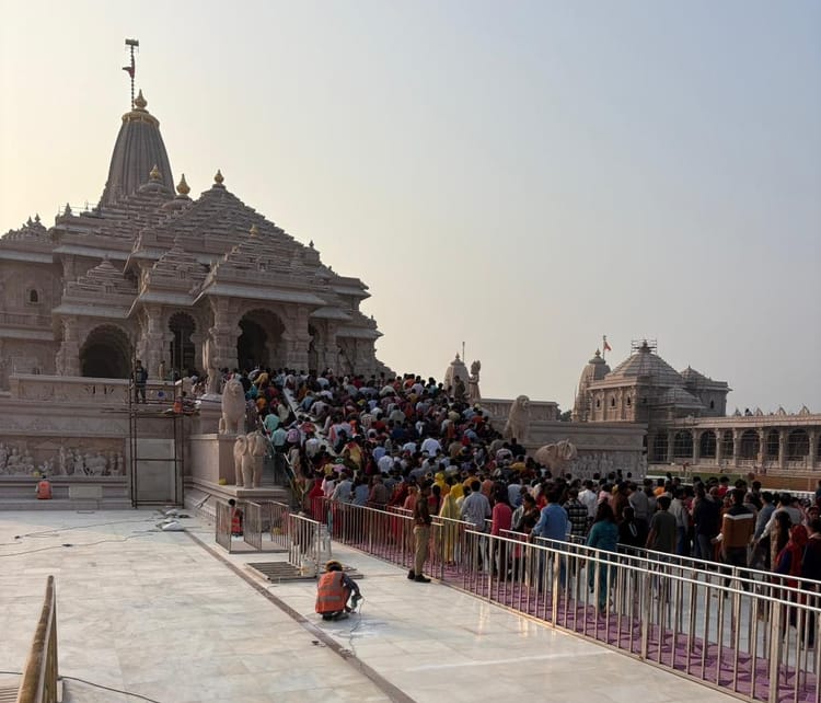 Three Lakh Devotees Visited Ram Lalla - Ayodhya News - Ayodhya News:तीन ...