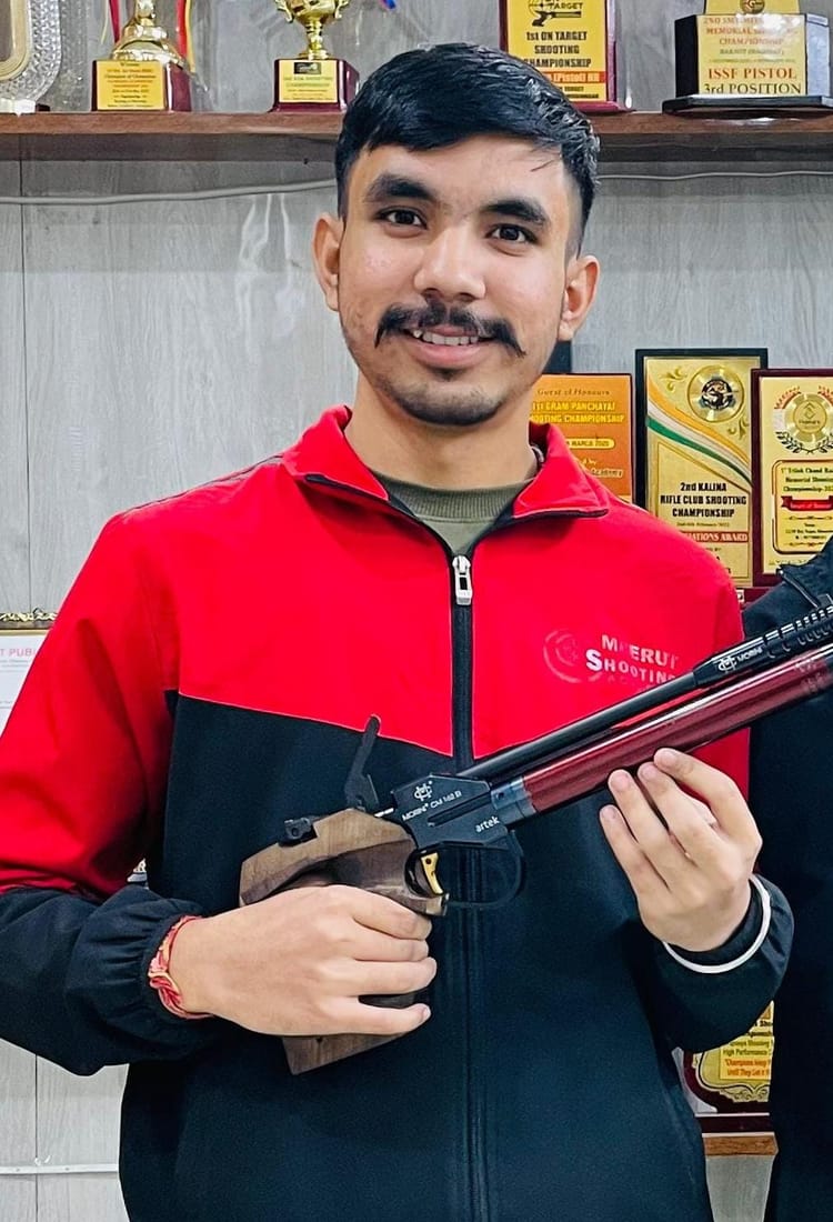 Chirag Became The Country's New Star In Shooting - Meerut News - Meerut ...