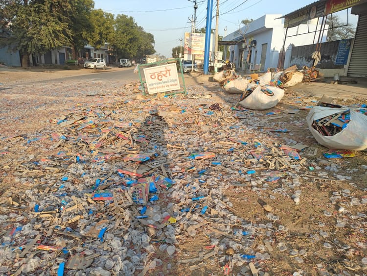 Fireworks truck explodes in Bhiwani Rohilla village after hitting speed ...