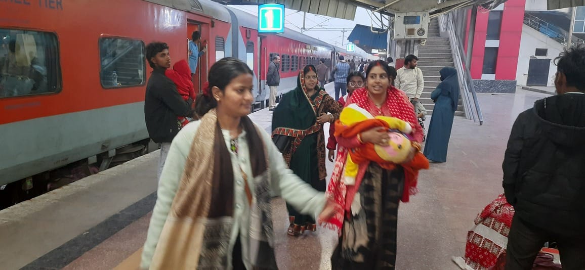 The Block Is Over... Trains Are Back On Track After 34 Hours. - Basti ...