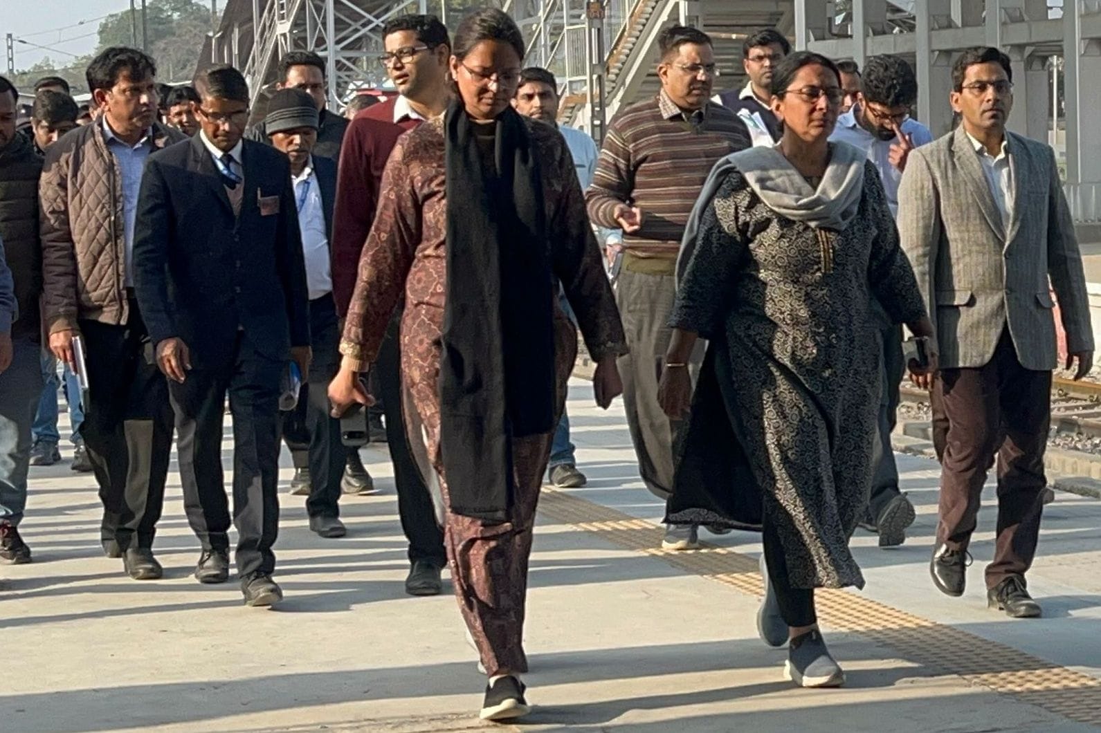 Drm Inspected The Health Of The Railway Track From Hardoi To Kakori ...