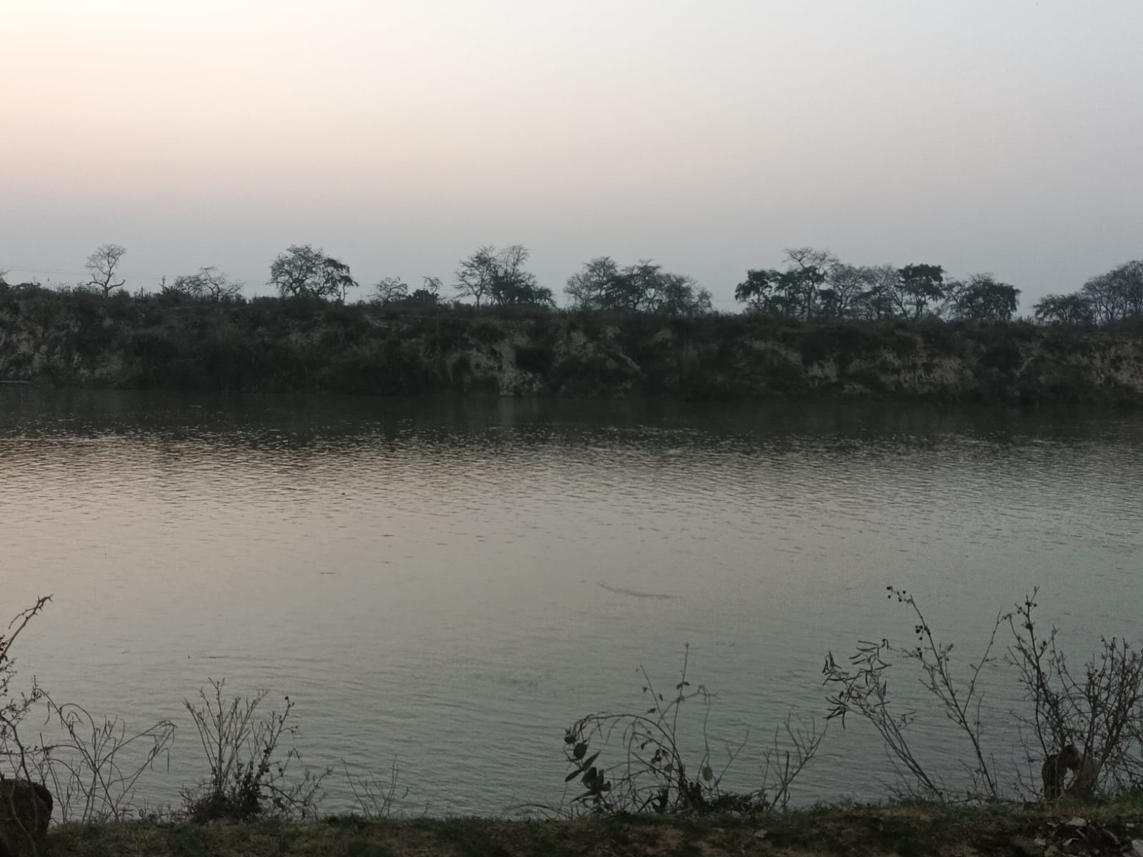The Construction Of A Bridge On The Budhena Ghat Of The Kali River Will ...