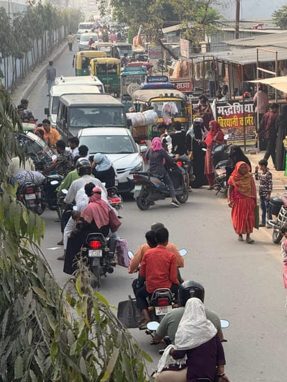 Sluggish Pace Of Flyover Construction In Fazilnagar... Causing Traffic ...