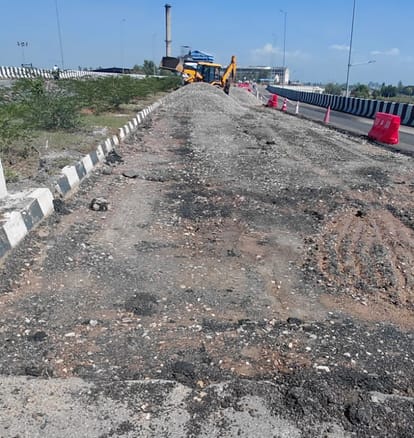 Kiratpur Bypass Road On Meerut-pauri Highway Again Broken - Bijnor News ...