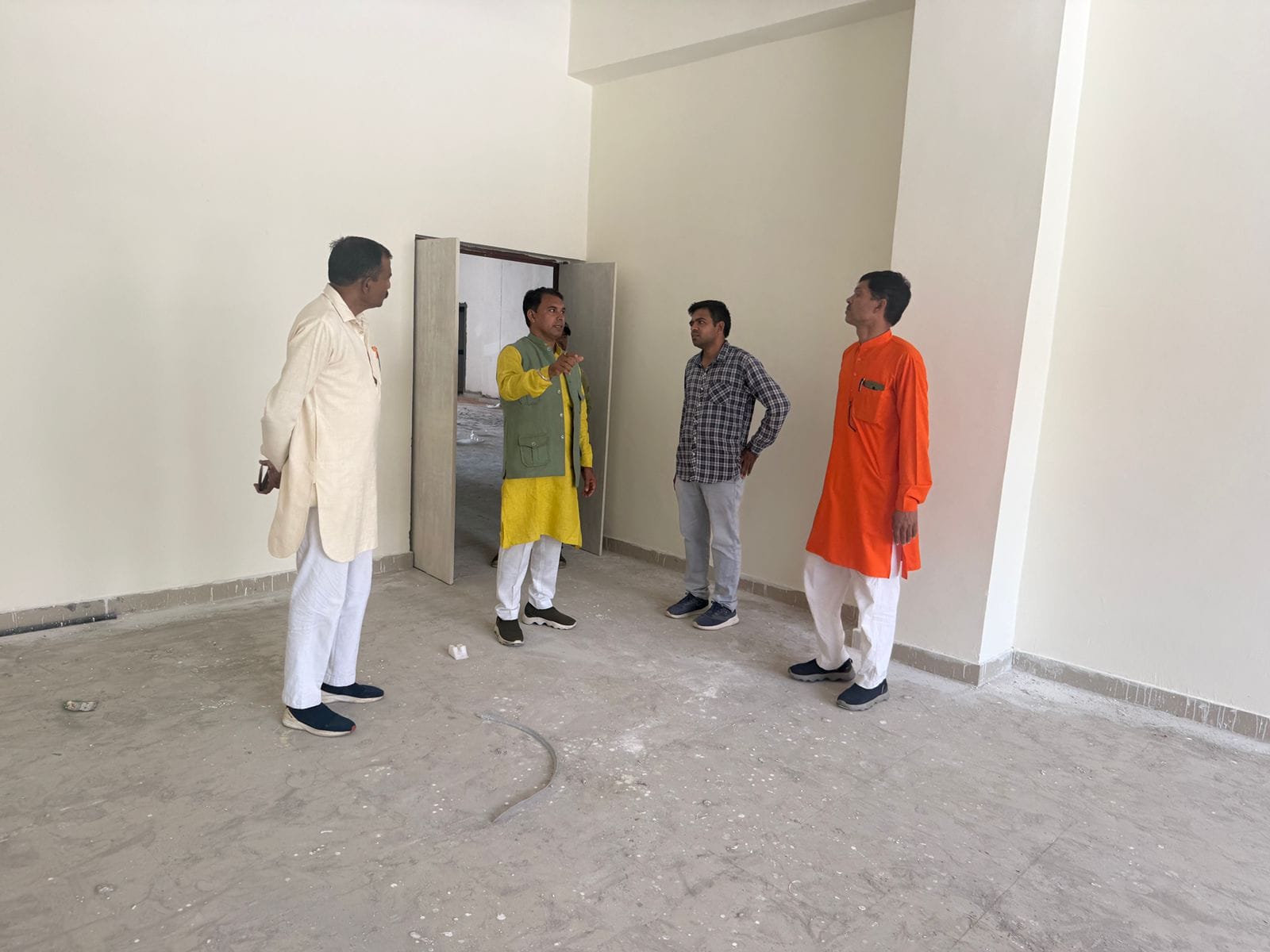 Chairman Inspected The Construction Work Of Mini Secretariat Building ...