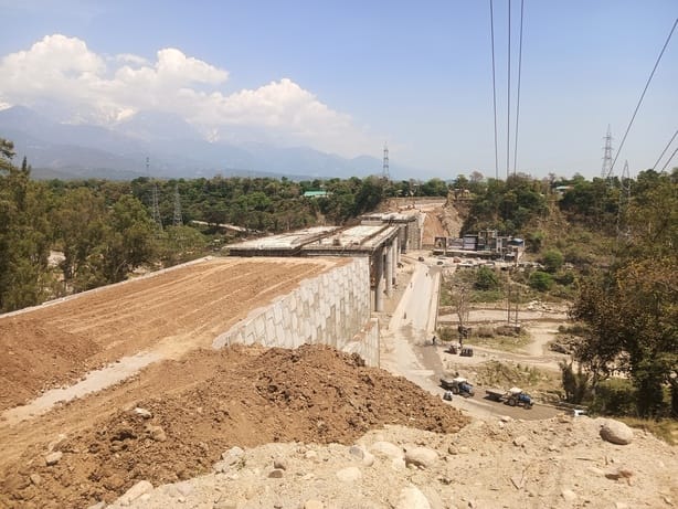Work On The Four-lane Bridge In Chambi Has Again Gained Momentum ...