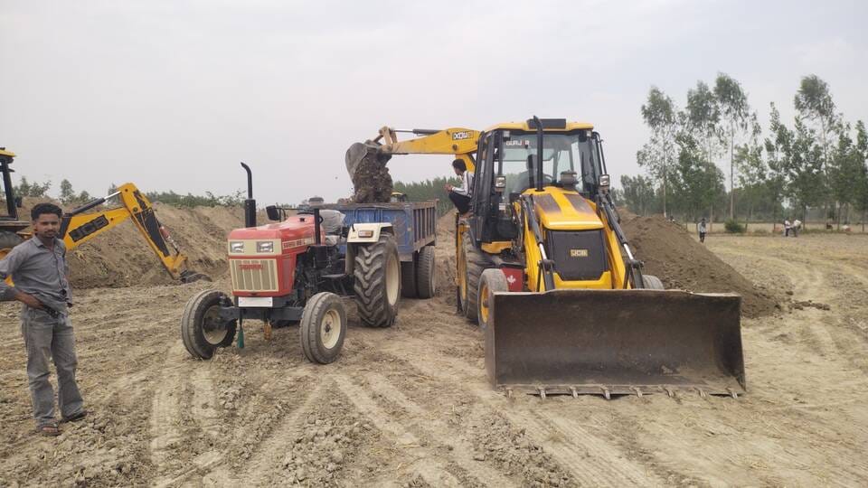 10 Bulldozers Dig To Revive Khokhri River - Shamli News - Shamli News ...