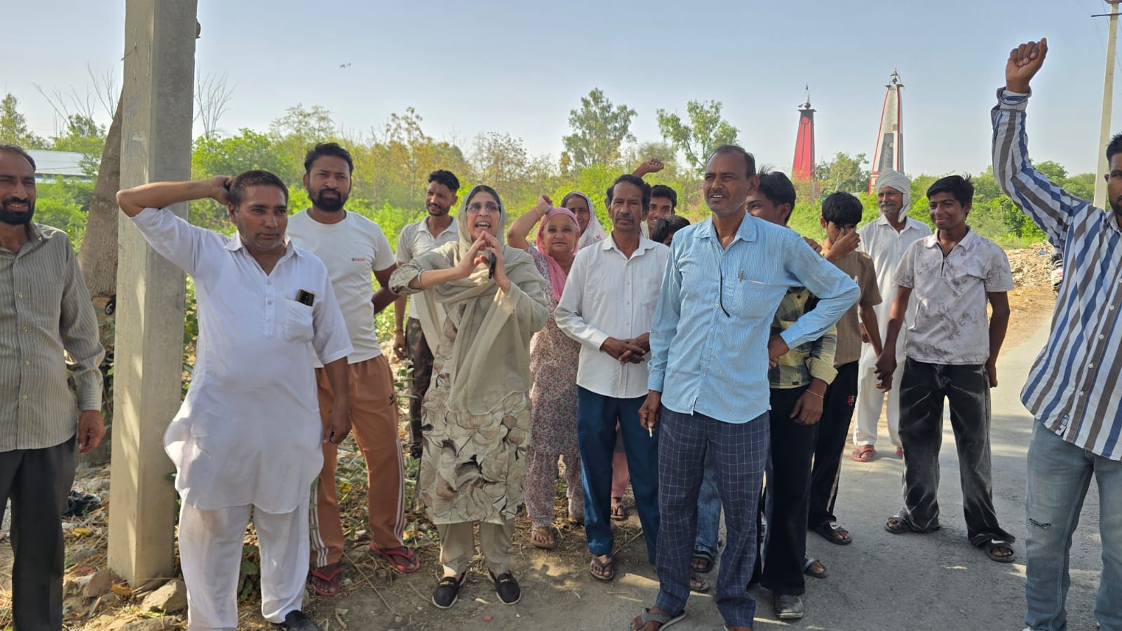Protest Against Dumping Point - Sirsa News - Sirsa News:मर जाएंगे पर ...