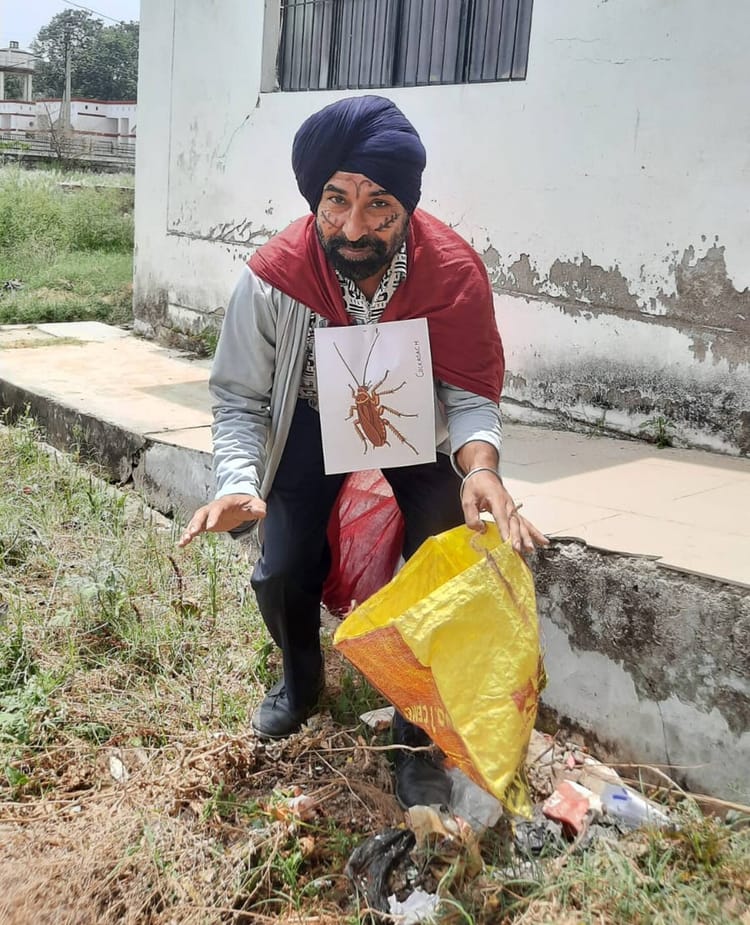 Gave The Message Of Cleanliness By Becoming A Cockroach - Balrampur ...