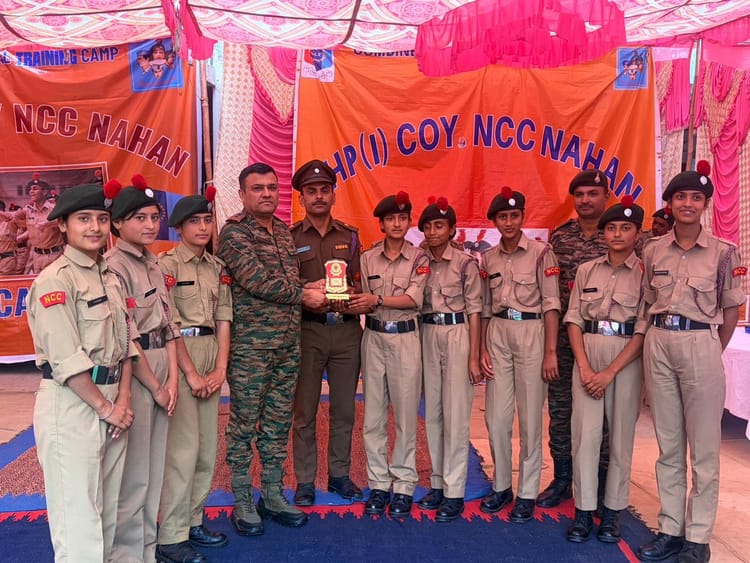 Ncc Camp In Shilai College - Sirmour News - Sirmour News:कैडेट्स को ...