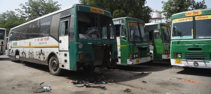 Ac Buses Are Resting In The Depot, Passengers Are Getting Troubled In ...