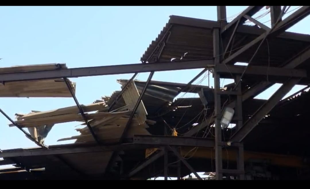 Cylinder Explodes In Factory, Roof Collapses, Causing Panic ...