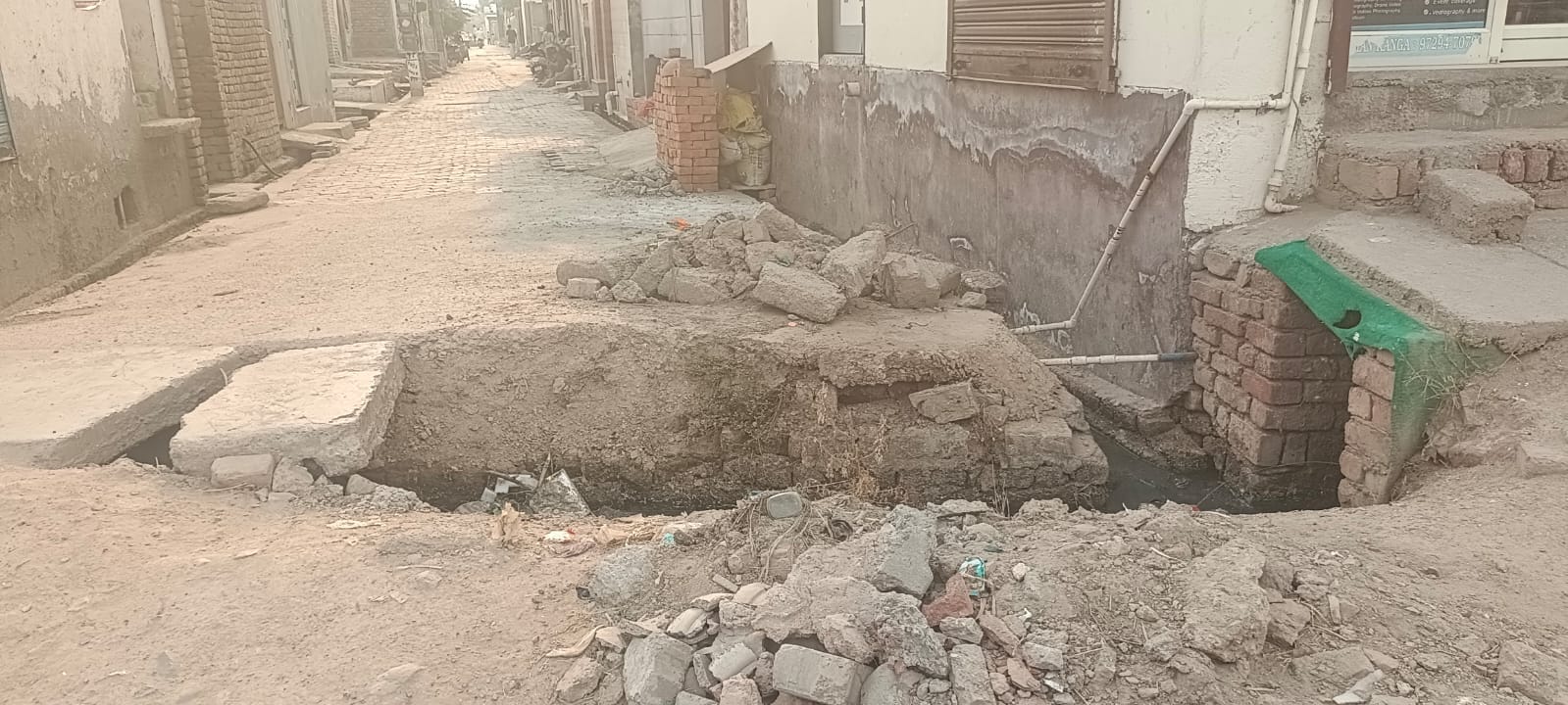 A Broken Culvert In Ward No. 7 Has Caused Problems, Forcing Residents ...