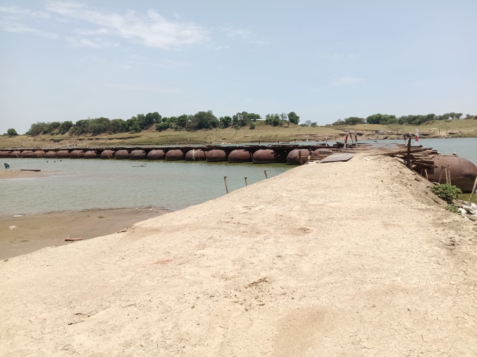 A Storm Swept Away A Pontoon Bridge, Disrupting Communication With ...
