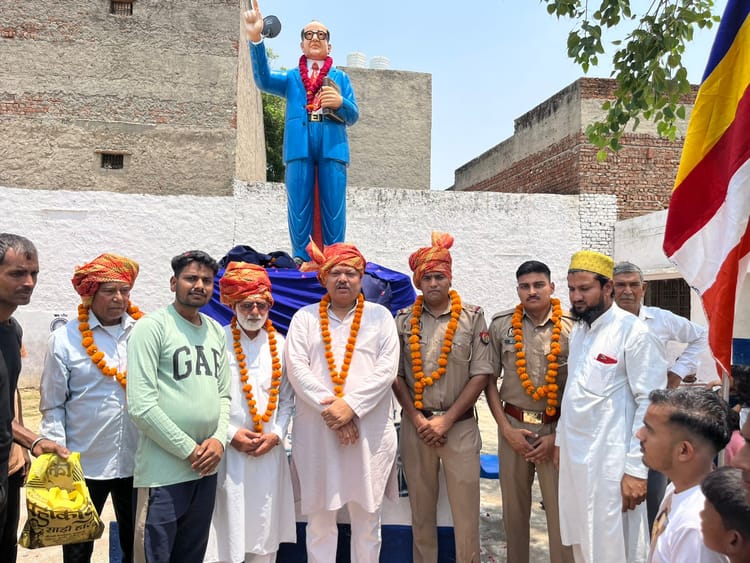 Unveiling Of The New Statue Of Baba Saheb - Agra News - Agra News:बाबा ...