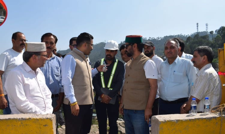 Vikramaditya Orders Early Completion Of The Gadhkal-kasauli Flyover ...
